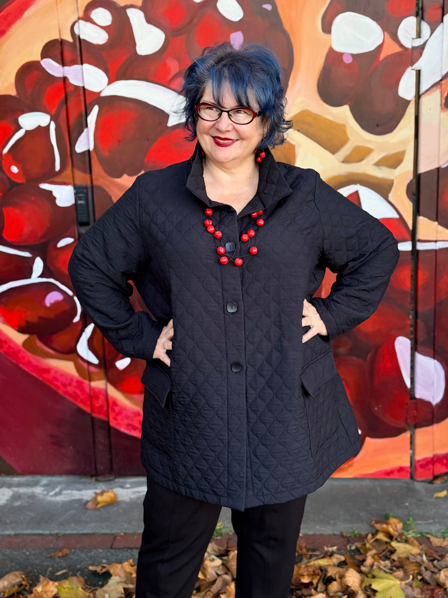 Christopher Calvin Diamond Quilt Field Jacket- Black – In Full Swing