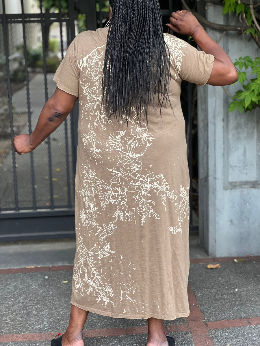 Caite Cotton Quinn Dress- Vintage Army – In Full Swing