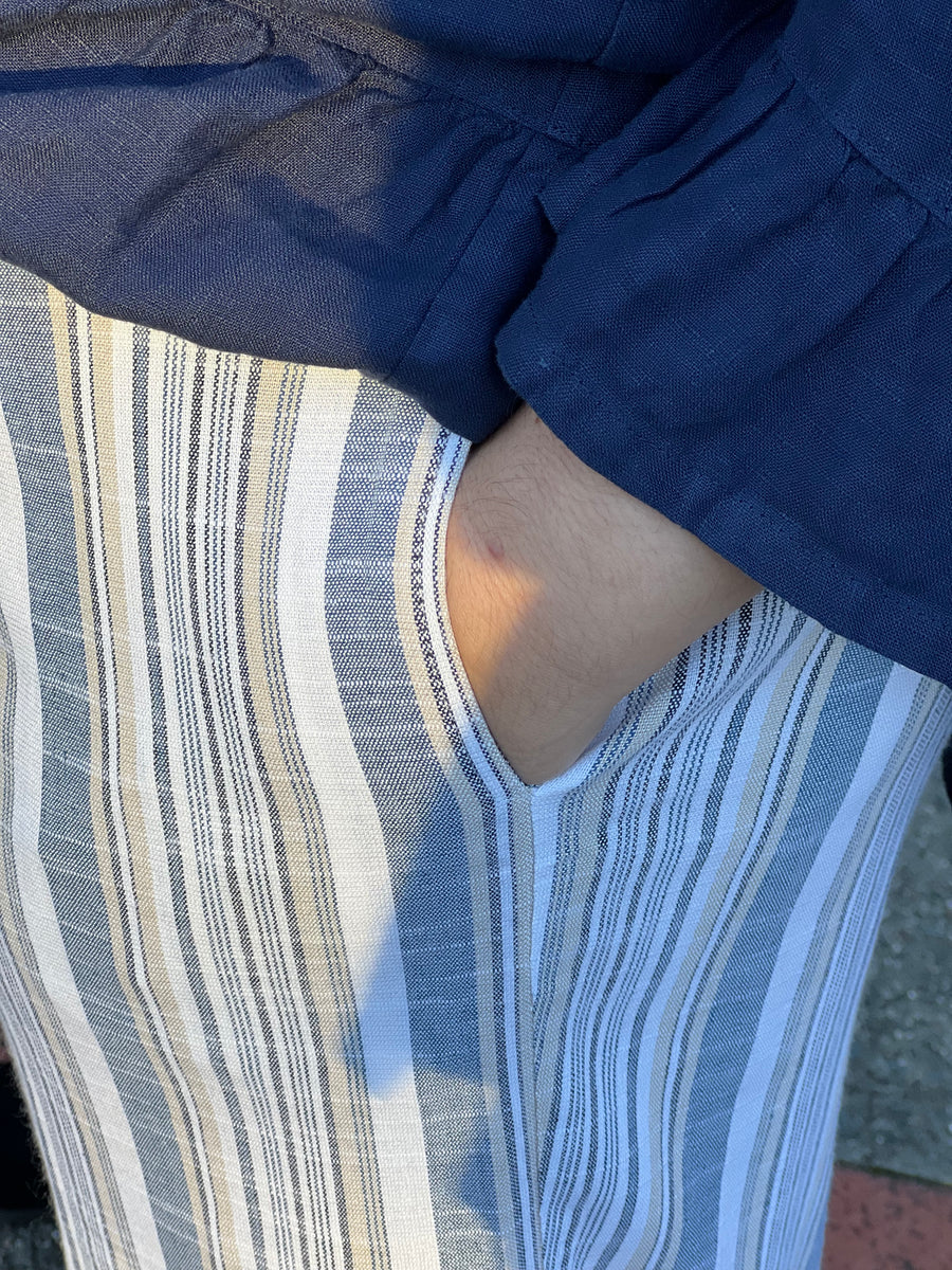 Blue Sky Landon Capri-Sand Stripe – In Full Swing