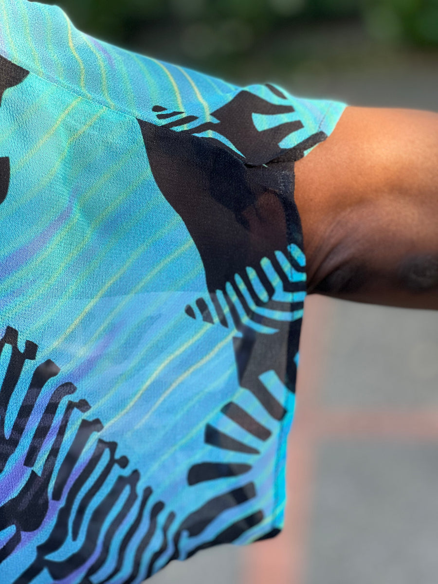 Sterling Styles Lagoon Cut Up Top – In Full Swing